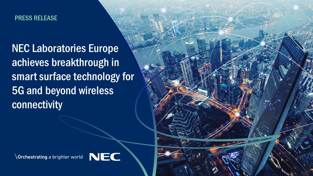 NEC Laboratories Europe achieves breakthrough in smart surface ...